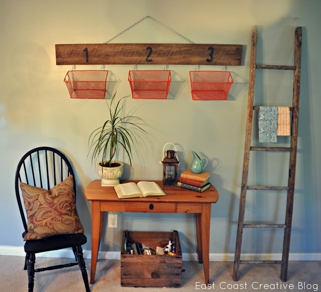 Barnwood Storage Rack | East Coast Creative